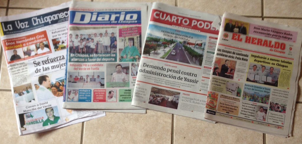 Cuarto Poder, Diario de Chiapas y El Heraldo, decomisados en Tuxtla ...
