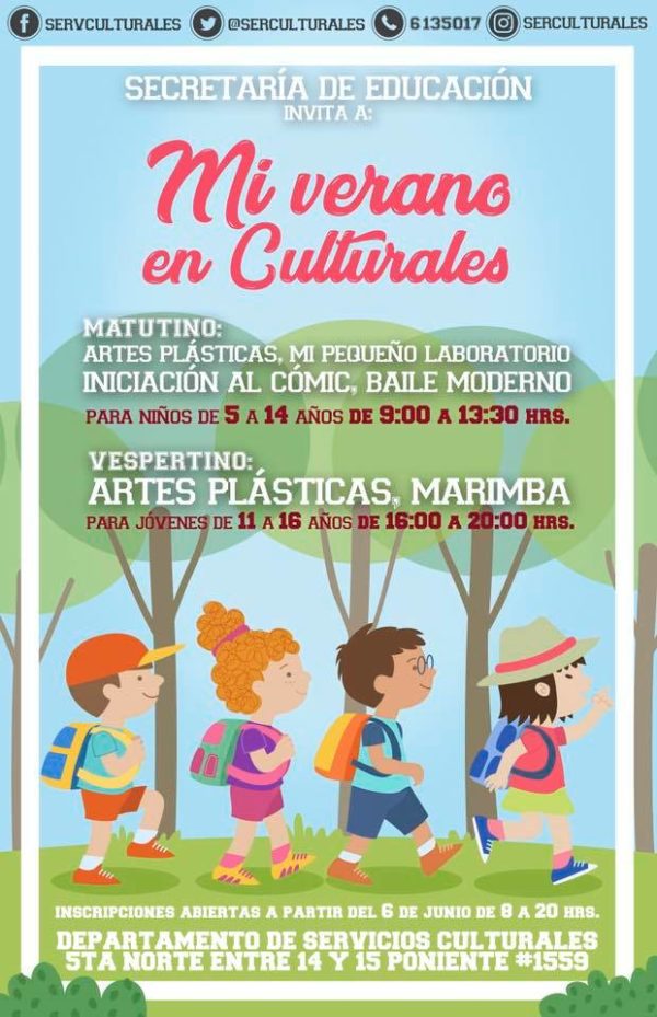 ¡Llegó la temporada de Cursos de Verano! | Chiapasparalelo