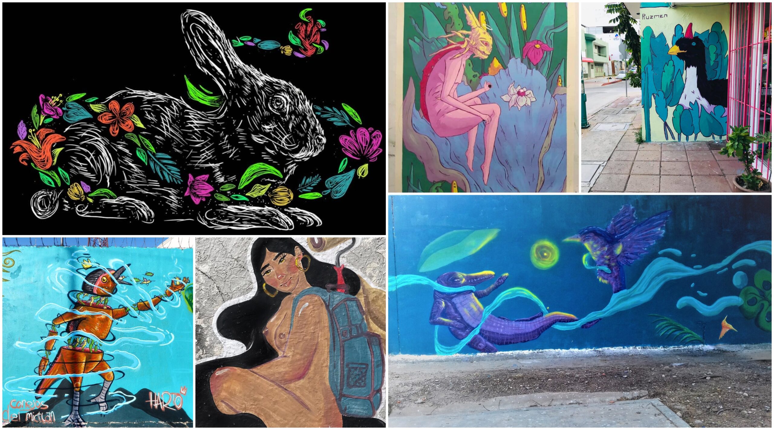 Conciencia mural, iniciativa de artistas para visibilizar problemas ...