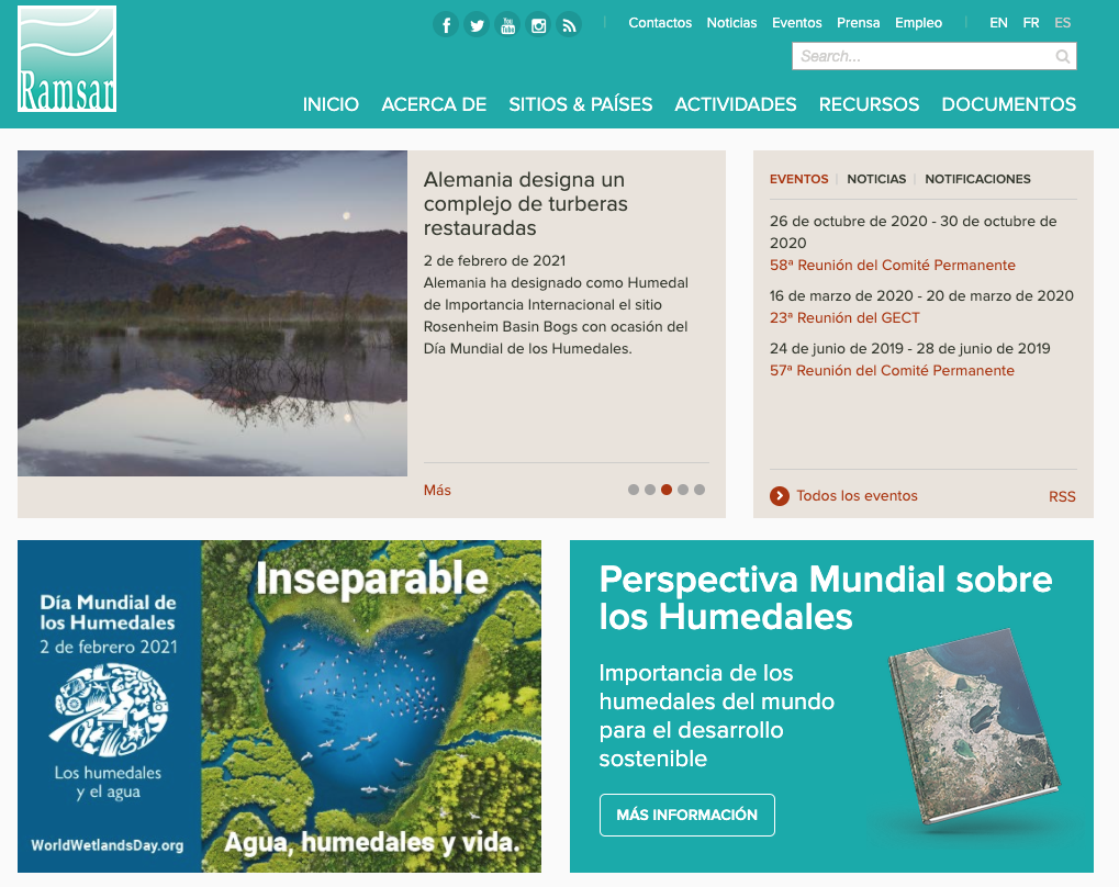 Sitios Ramsar: Breve semblanza y panorama actual de nuestros humedales ...