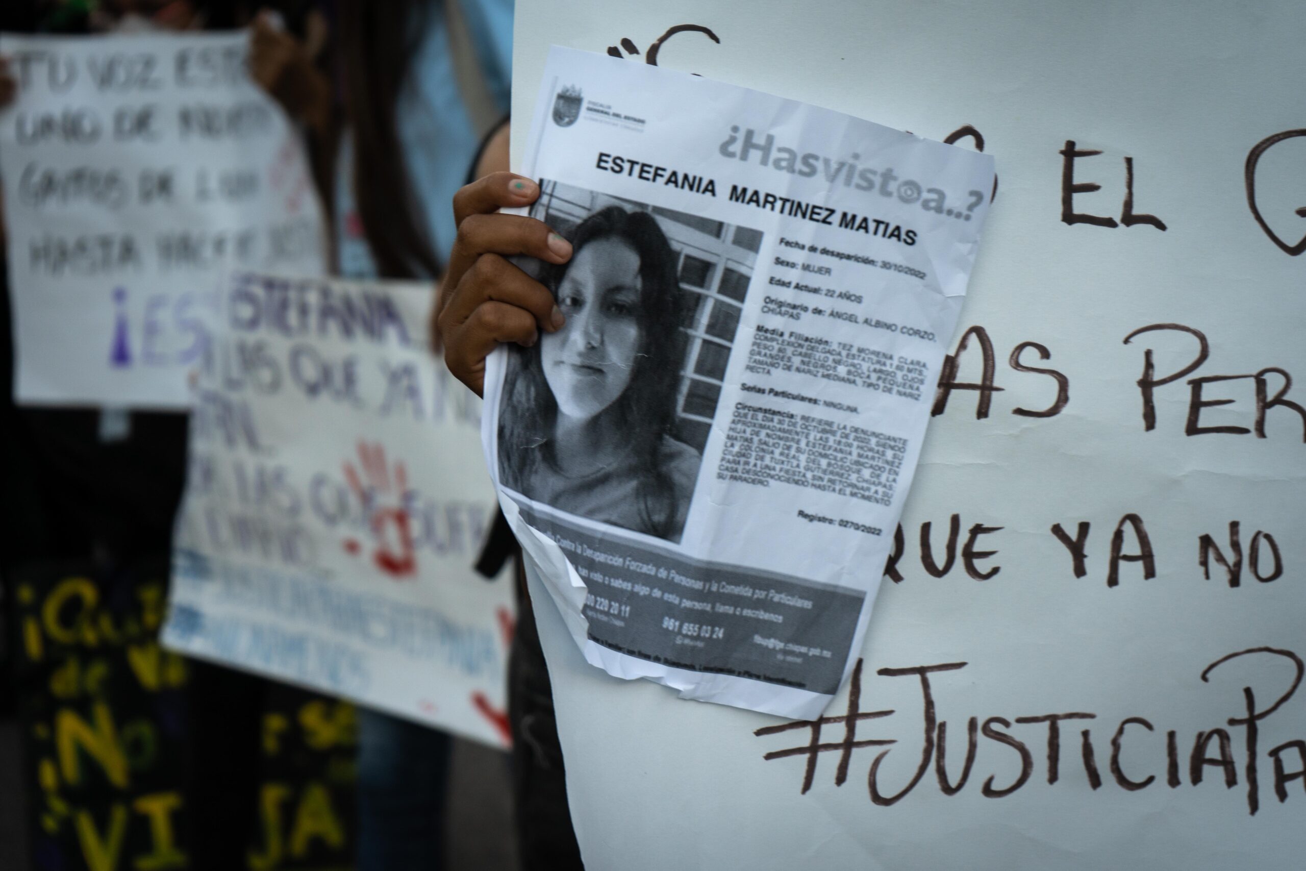 «Me protegen mis hermanas» marchan para exigir justicia por Estefanía y ...